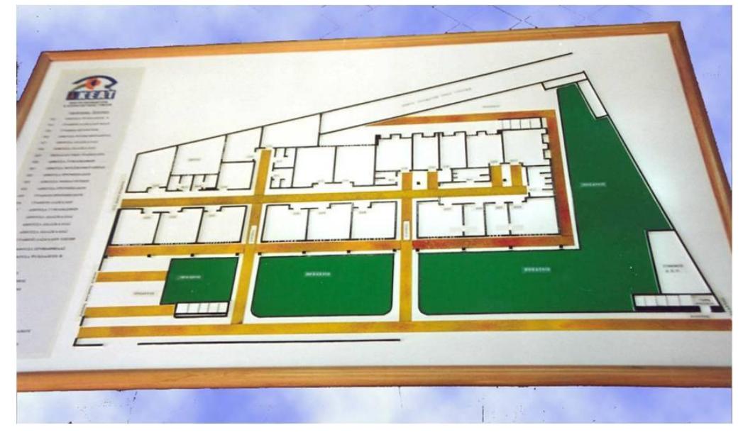Tactile map of the school. from a tactile map. tactile maps