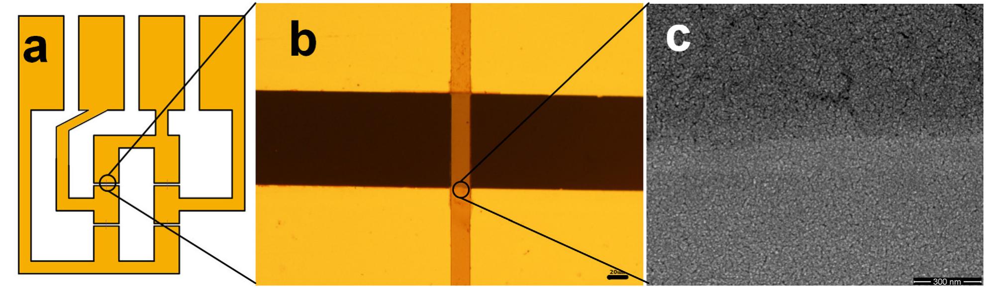 (a) a typical 4-lead wheatstone bridge electrode used for