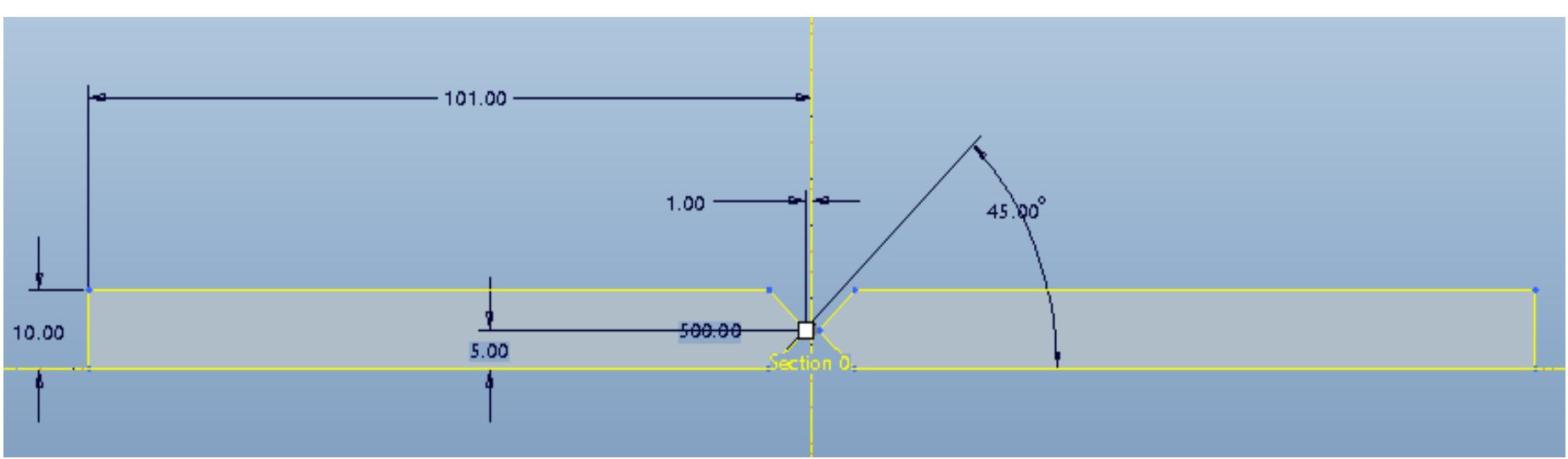 3: schematic illustration of double v joint design used