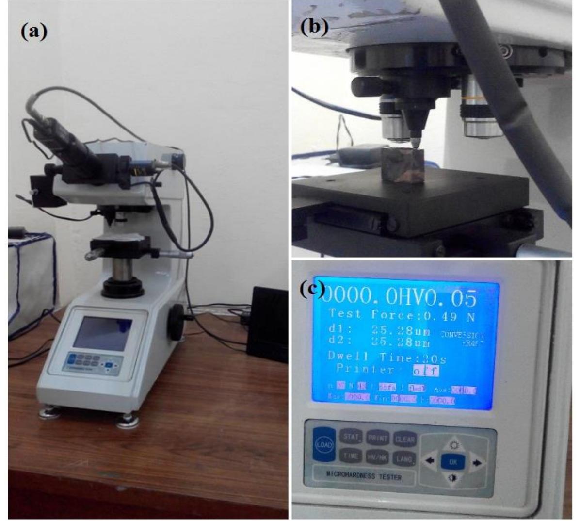- 4.3: (a) shimadzu micro hardness tester machine at gndec,