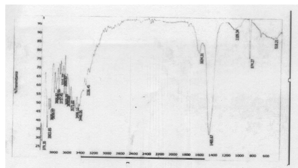 Ft-ir spectra of alginate—calcium carbonate composite