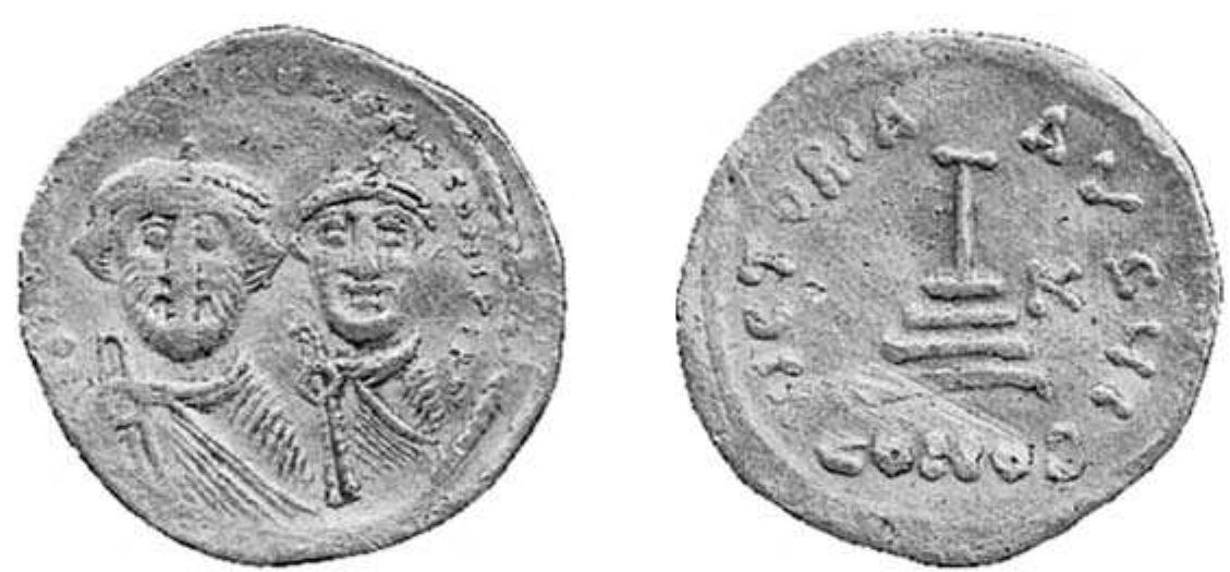 An awareness of the cross as a symbol can be seen in a