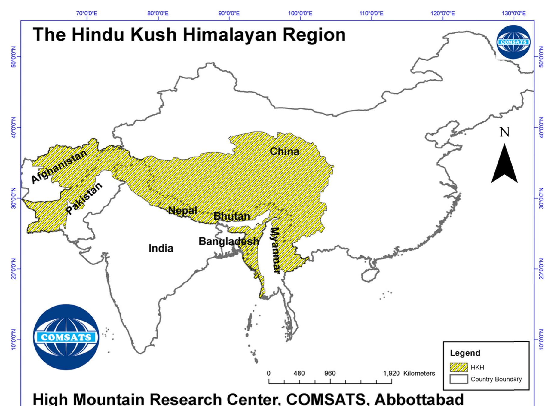 The hindu kush-himalayan (hkh) high mountain region of south