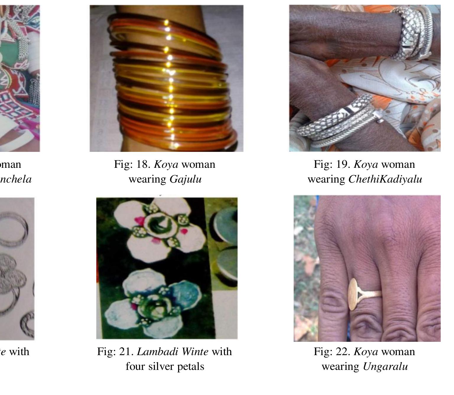 Kallakadiyalu, patteelu and mettelu fig: 16. koya woman