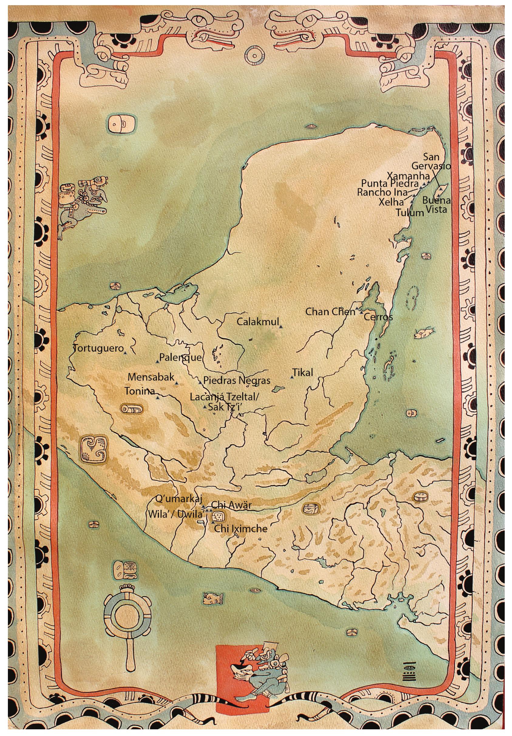 Figure 1 - The Emergence of the Ancient Maya Kaqchikel