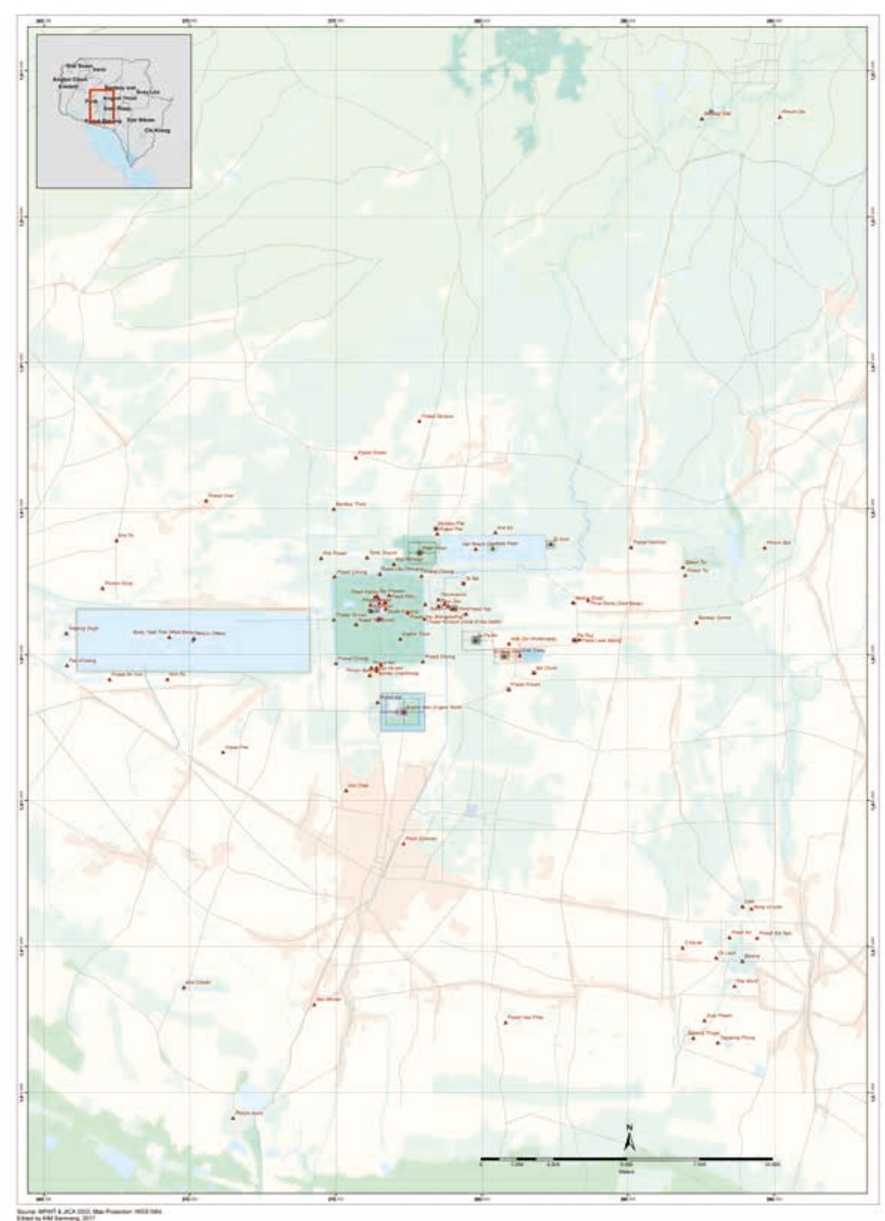Map 2 general map of angkor region