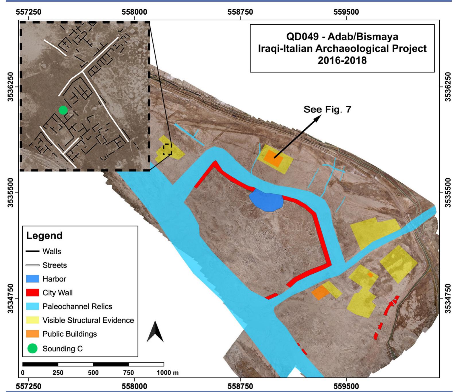 Igure 6. topographic map of bismaya/adab (qd 049), and the