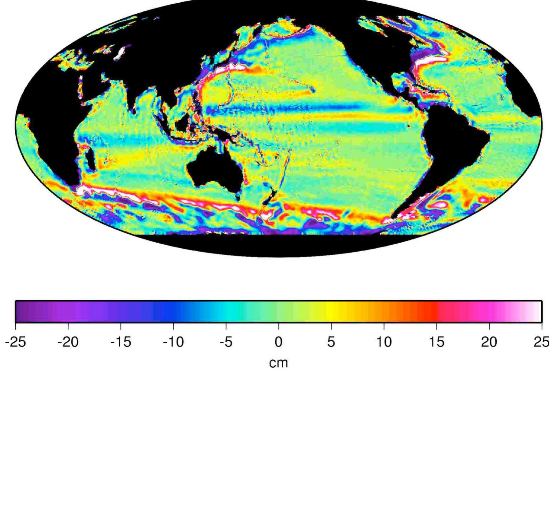 Figure 3 - Evaluation of the EGM2008 gravity model