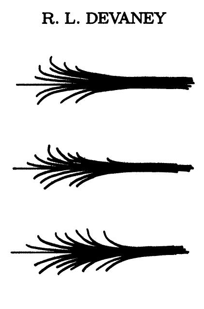 Figure 2 - Julia sets and bifurcation diagrams for