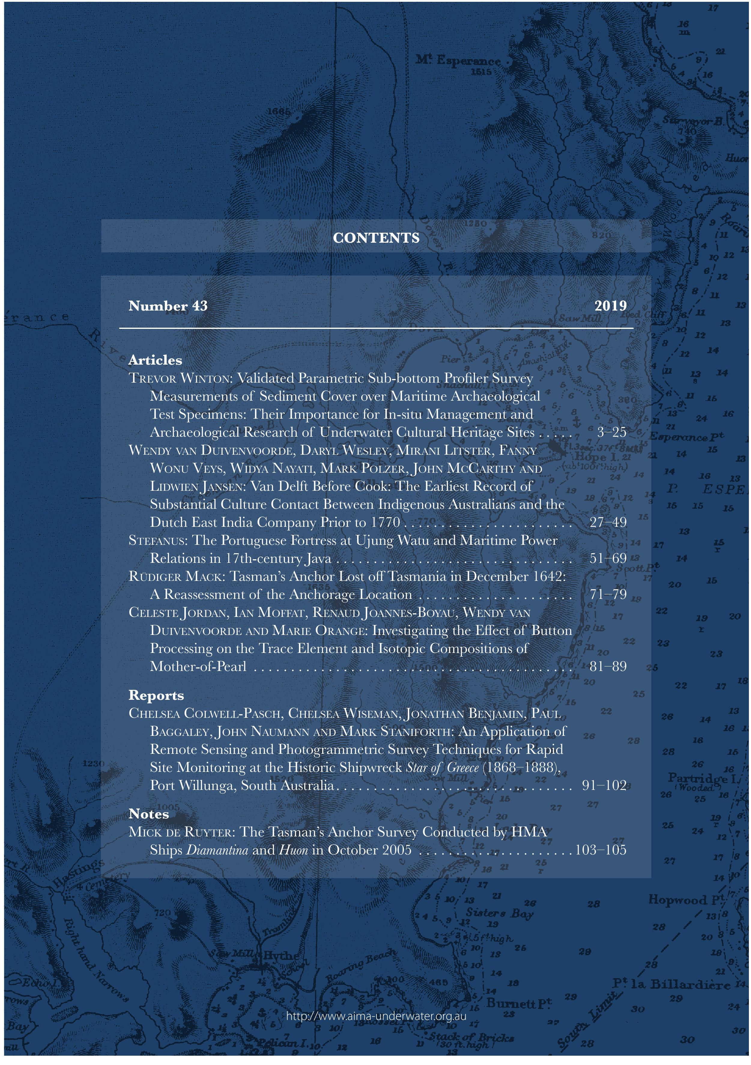 Figure 17 - Validated Parametric Sub bottom Profiler Survey