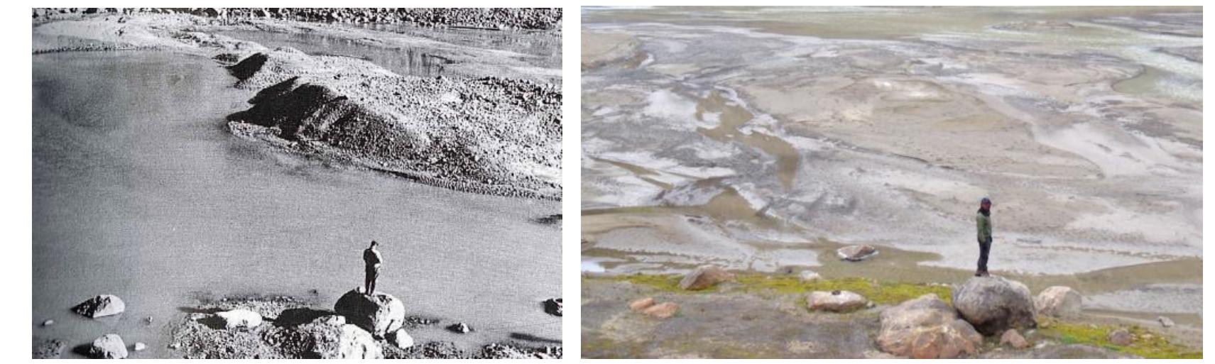 S20. the end moraine left after an advance by the