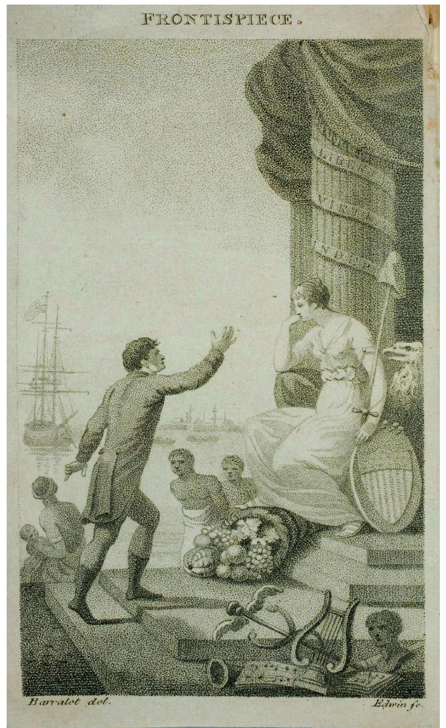 Figure 2 - Columbia the Goddess of Liberty and Slave-Trade