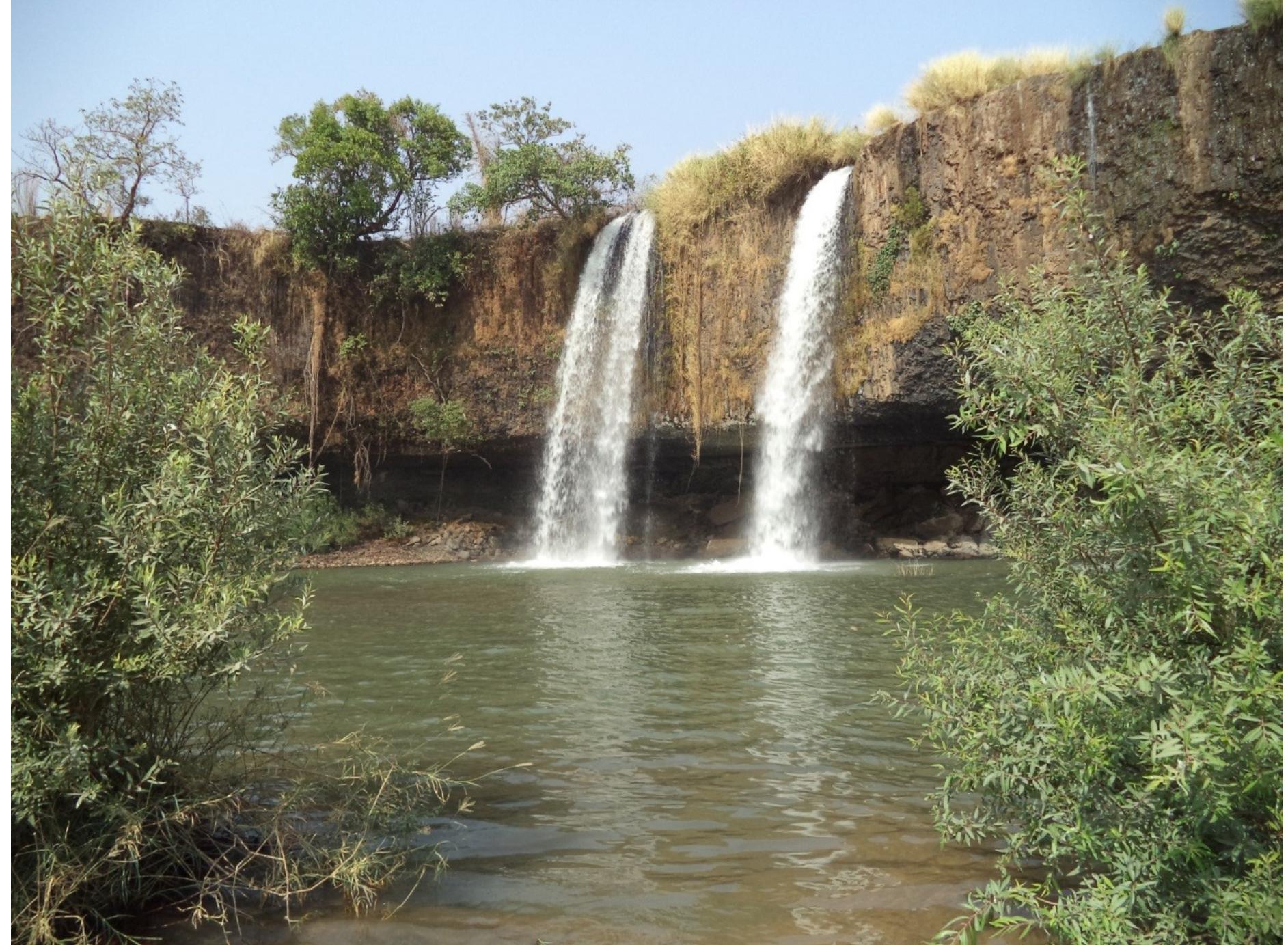 Falls over the basalt flows of kafanchan
