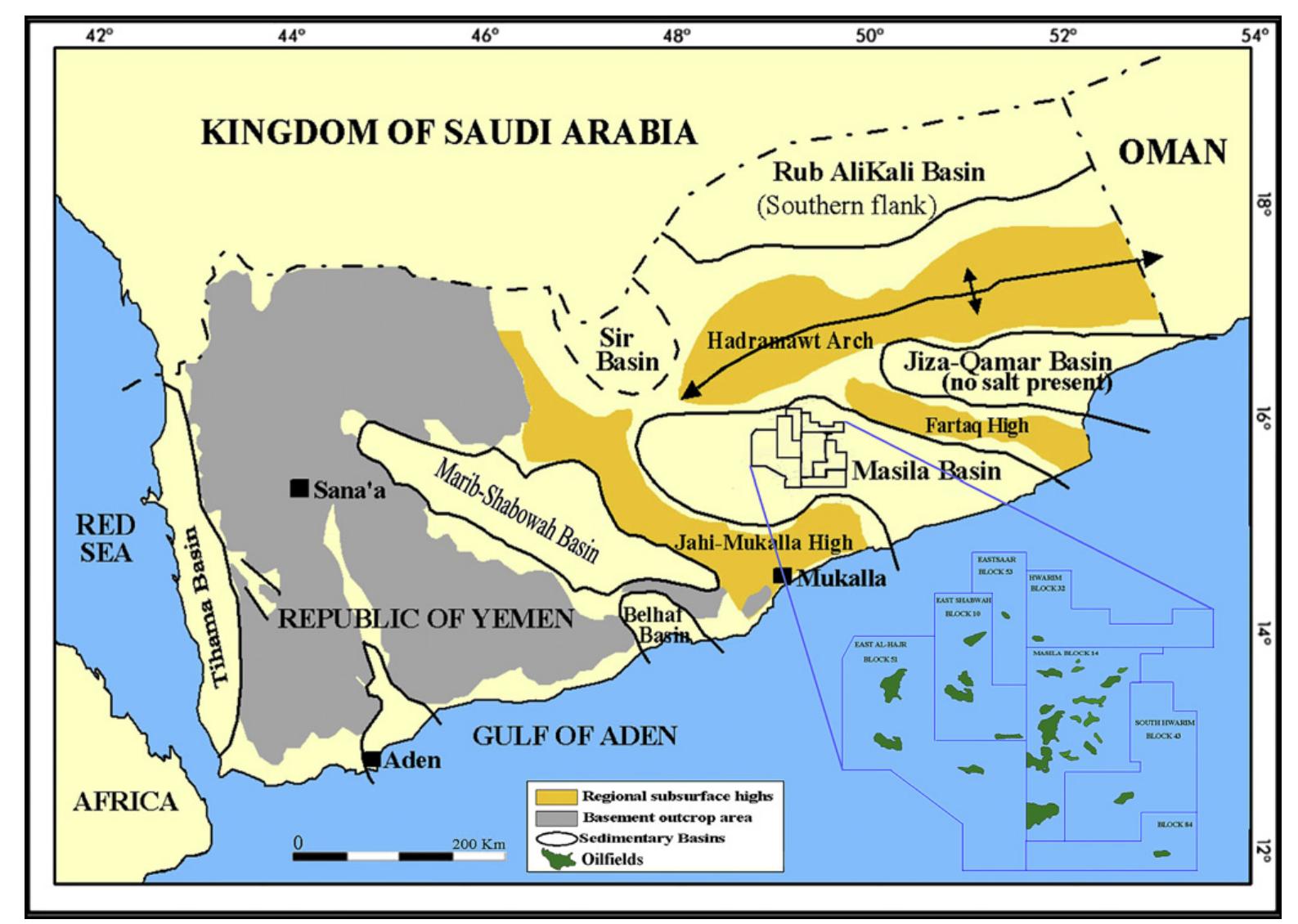 Figure 1 - from Madbi-Biyadh/Qishn (!) petroleum system in
