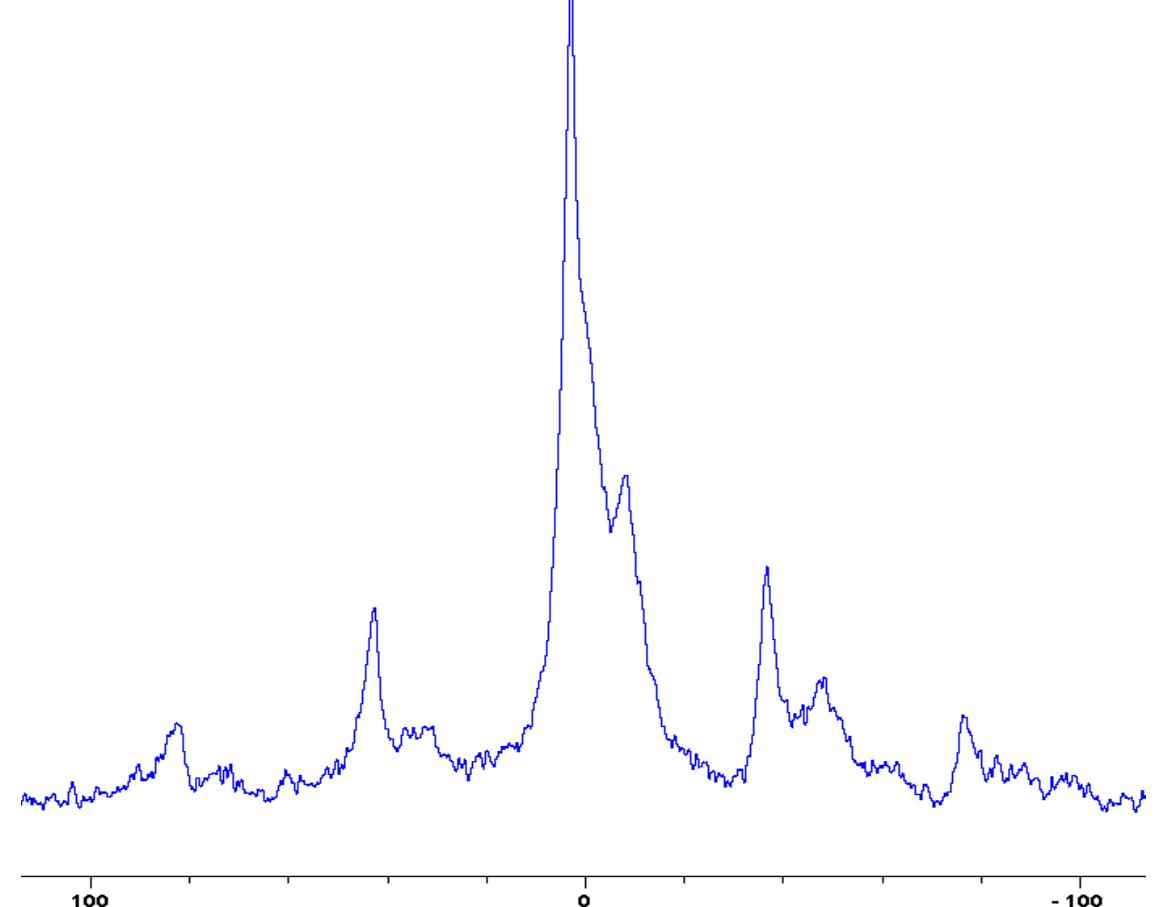 Solid-state °'p-nmr spectrum of char obtained from fish