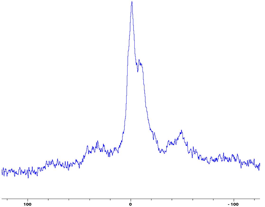 Solid-state 31p_nmr spectrum of char obtained from fish