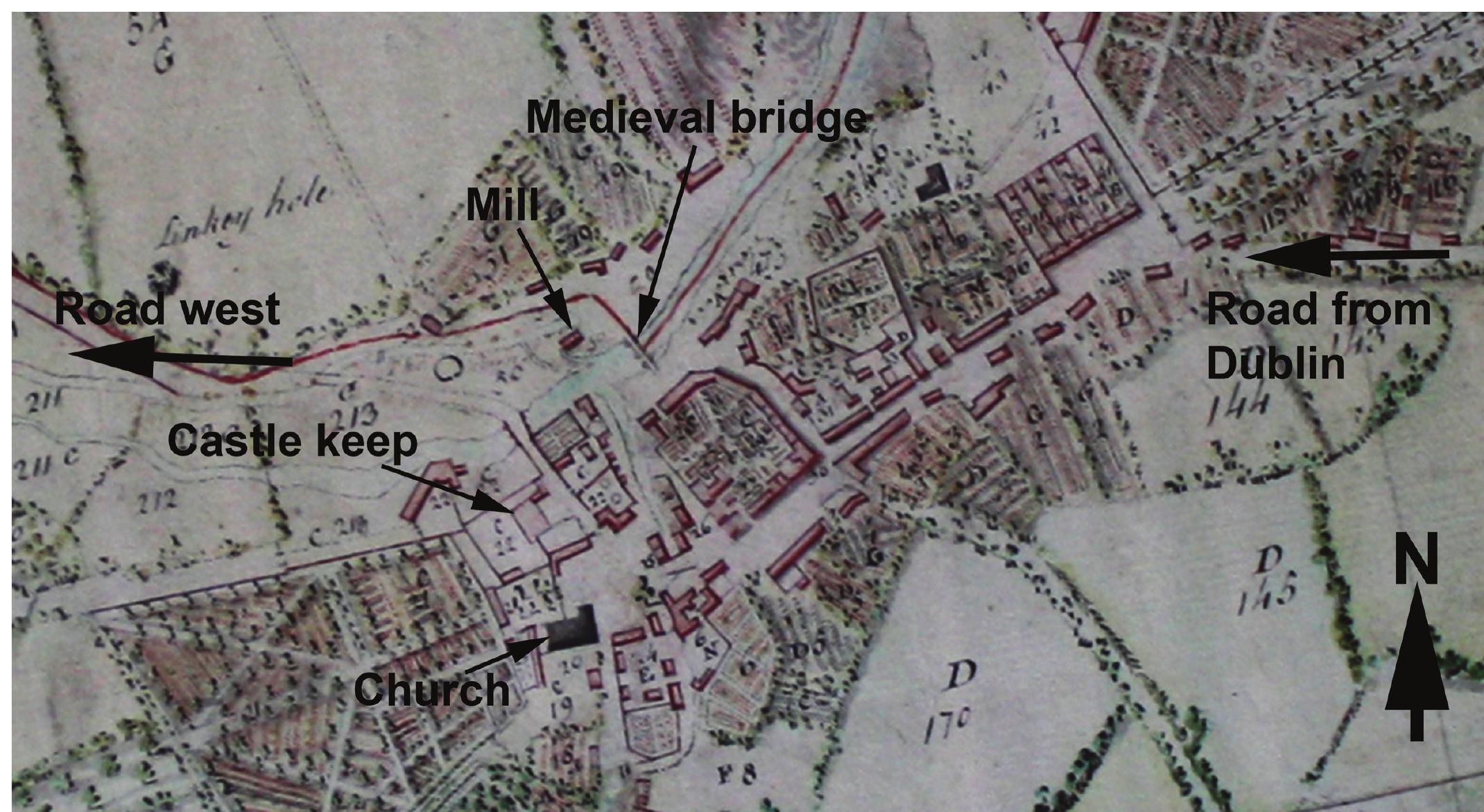 Sig. 2 john rocque’s 1757 map of maynooth. reproduced with