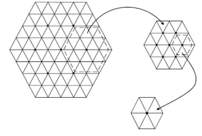 The space vector diagram of a five-level inverter can be