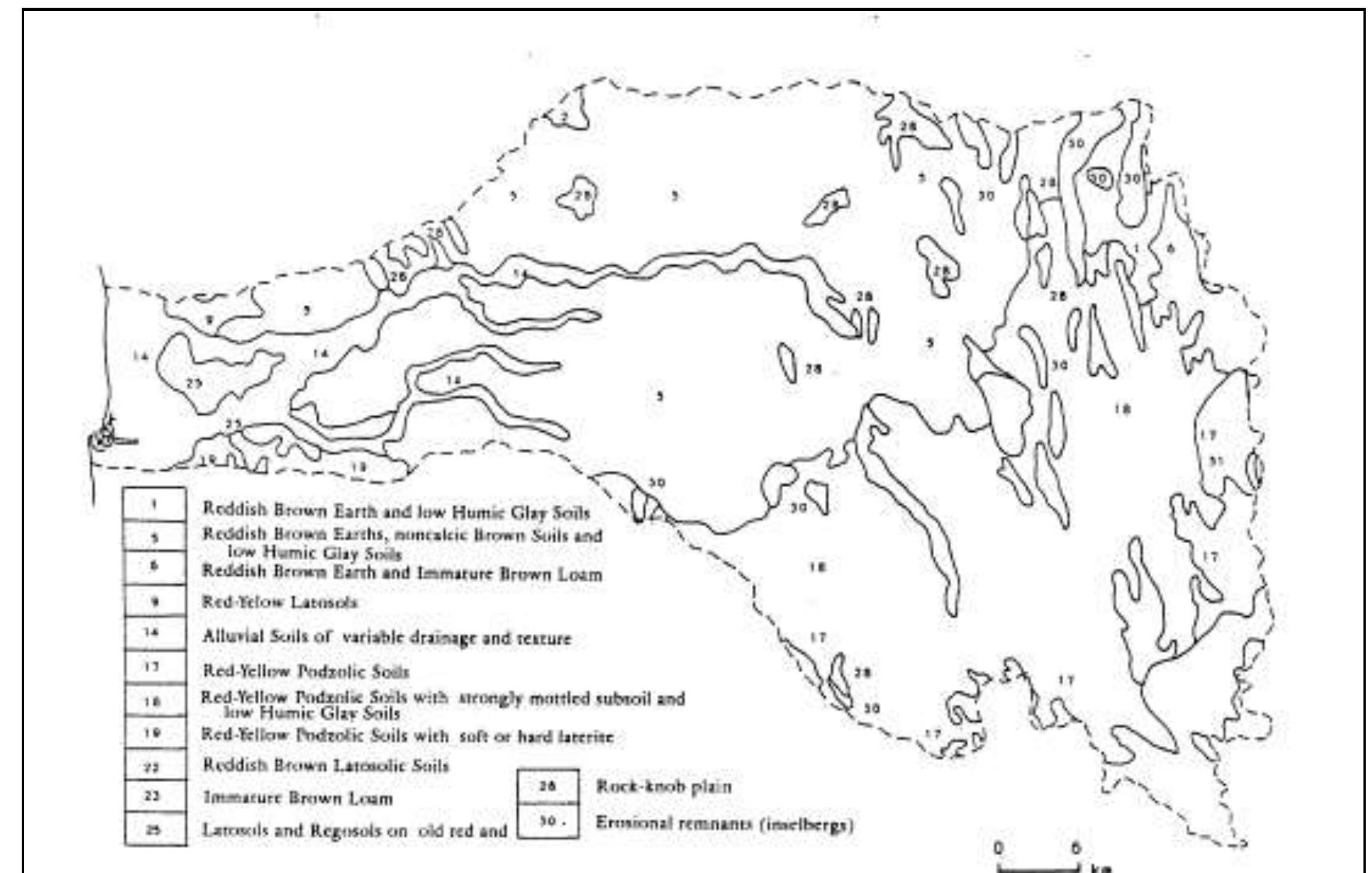 4. main soil types of the deduru oya basin (soil map of sri