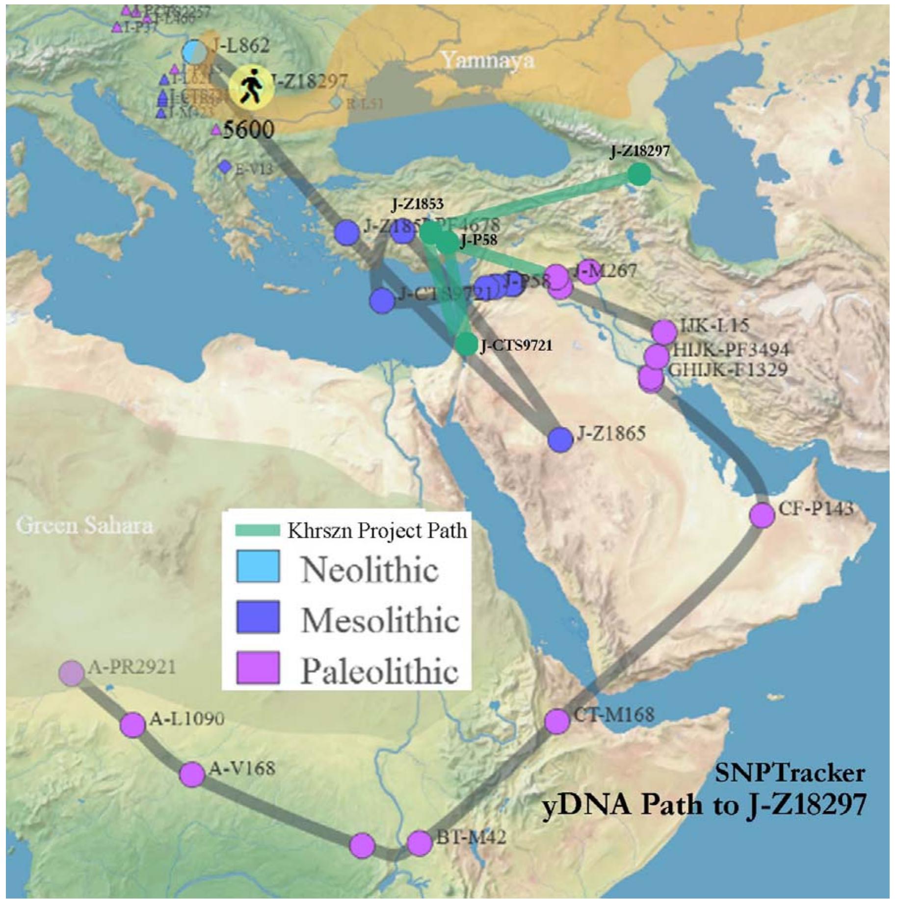 Snp tracker map: the yellow icon shows the terminal spot and