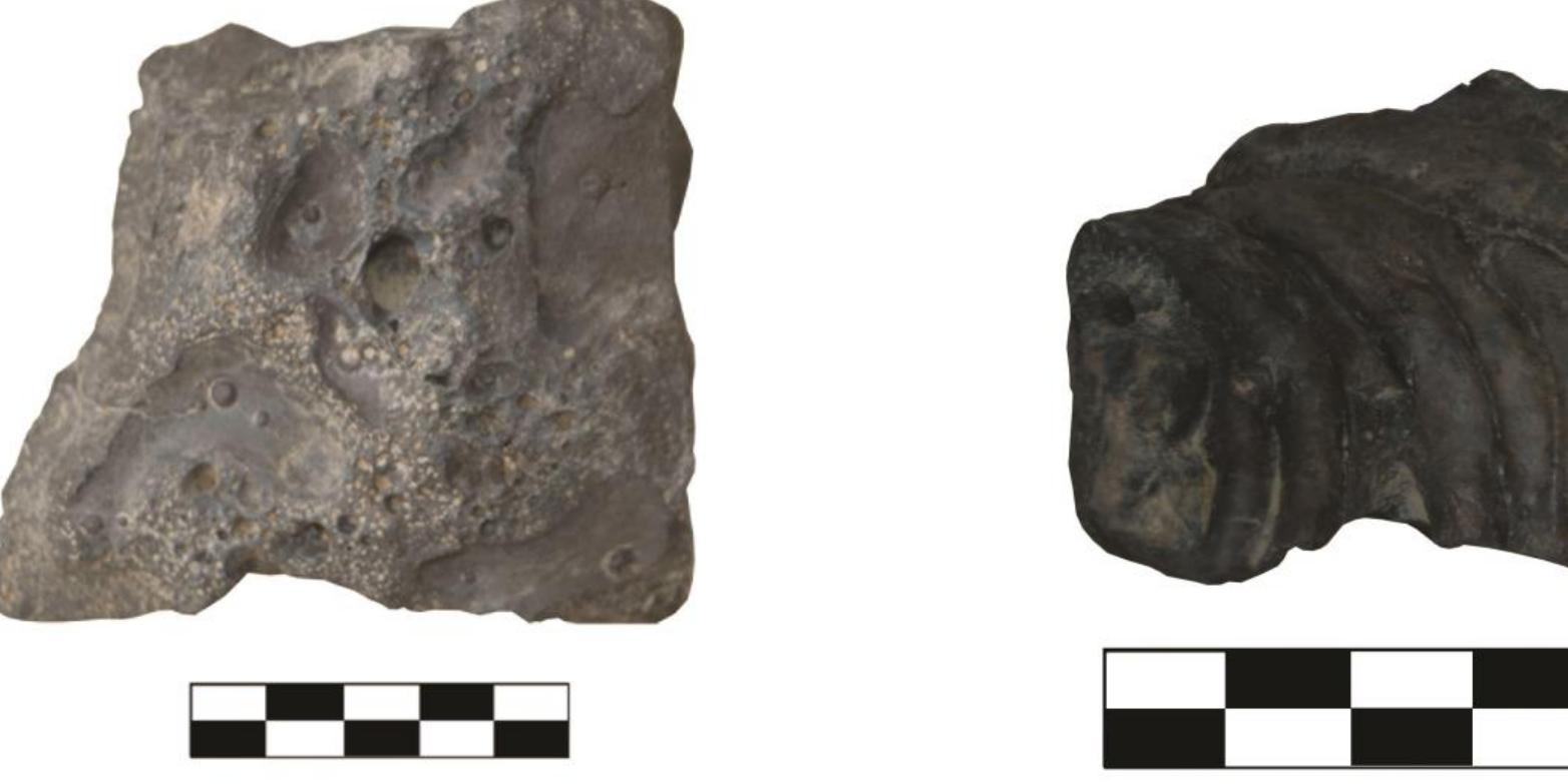 S 3 and 4 example of furnace slag from the mining settlement