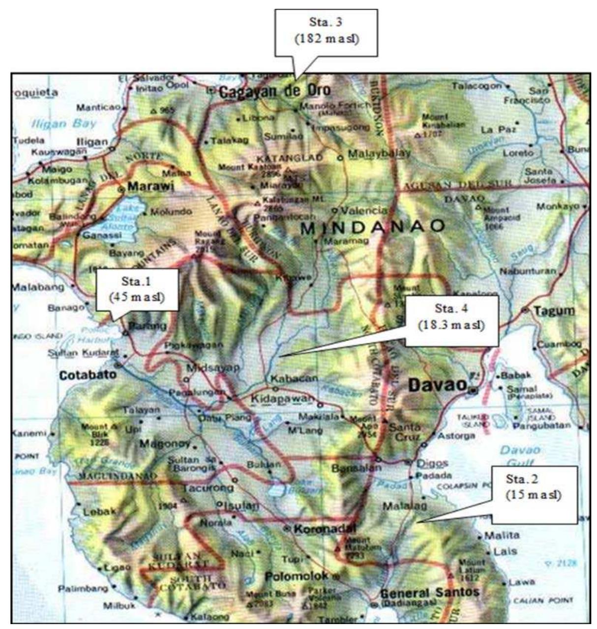 Climate map of the philippines modified coronas