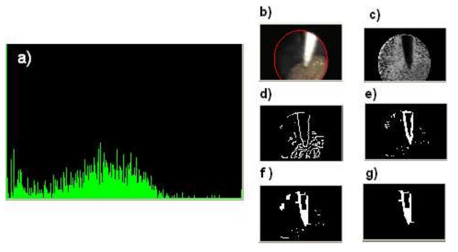 Tracking process in the hsv-space figure 5a illustrates the