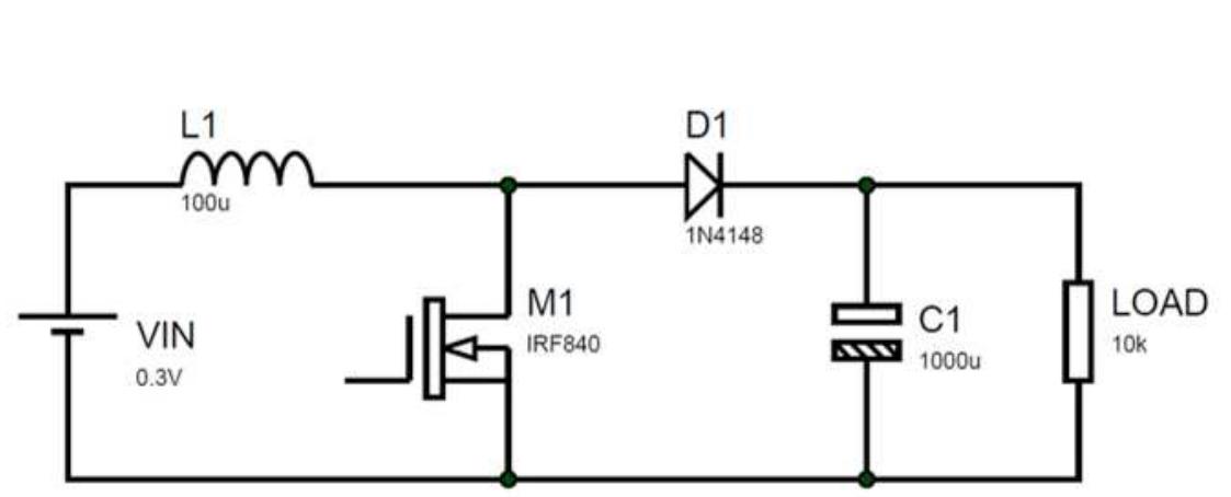 Diagram of converter circuit flyback isolated based mfc
