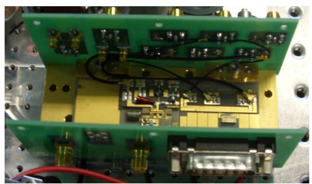 Photo shows a micro-integrated extended cavity diode laser