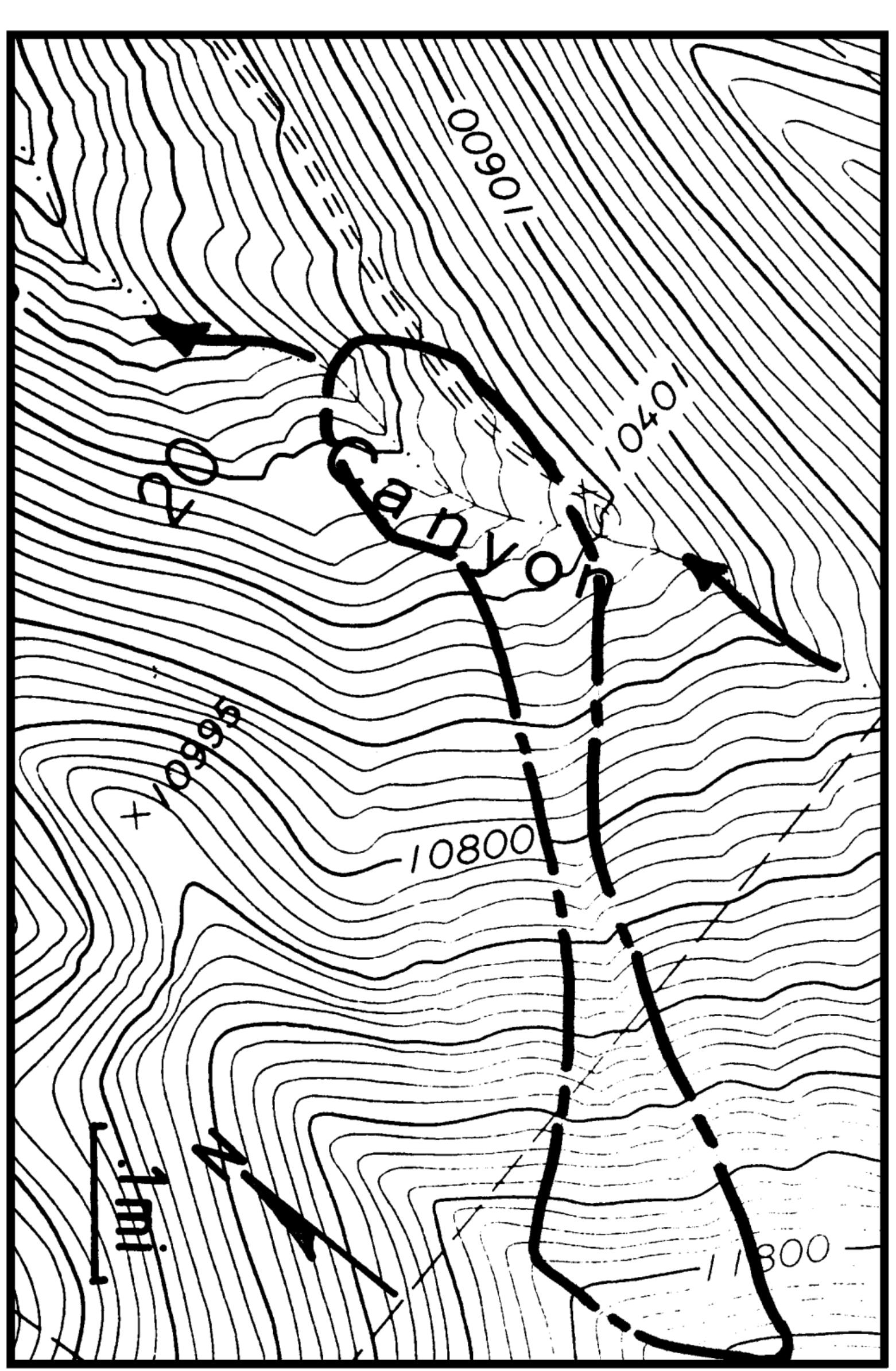Map of crossfire path.