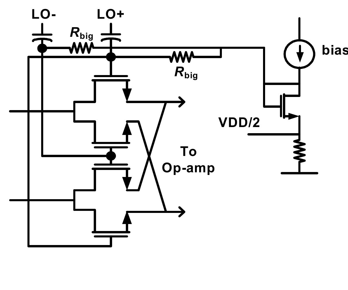 Figure 70 - LNA and mixer designs for multi-band receiver