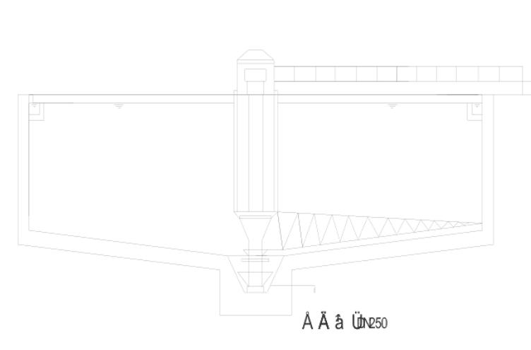 -24: schematic plan of sludge thickener table -9: parametric
