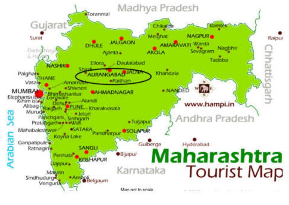 Source: www.hampi.cor fig.2 map of maharashtra highlighting