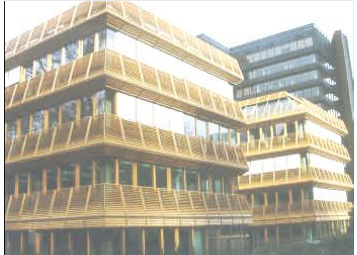 Spandrel panel curtain wall system-office buildiing