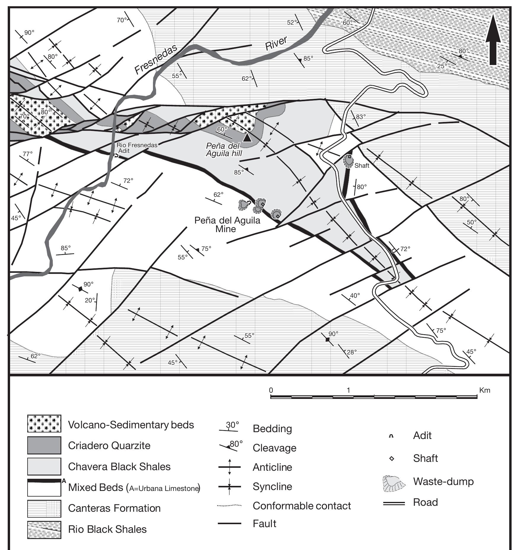 Figure 3 - from Geology and Metallogenic Evolution of the