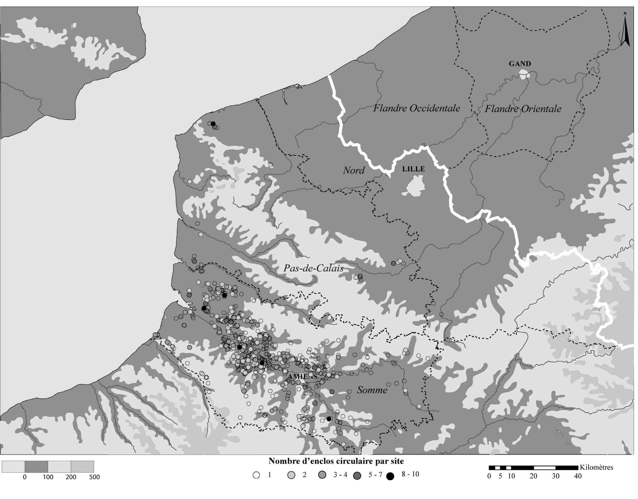 2 map of the circular structures discovered by roger agache
