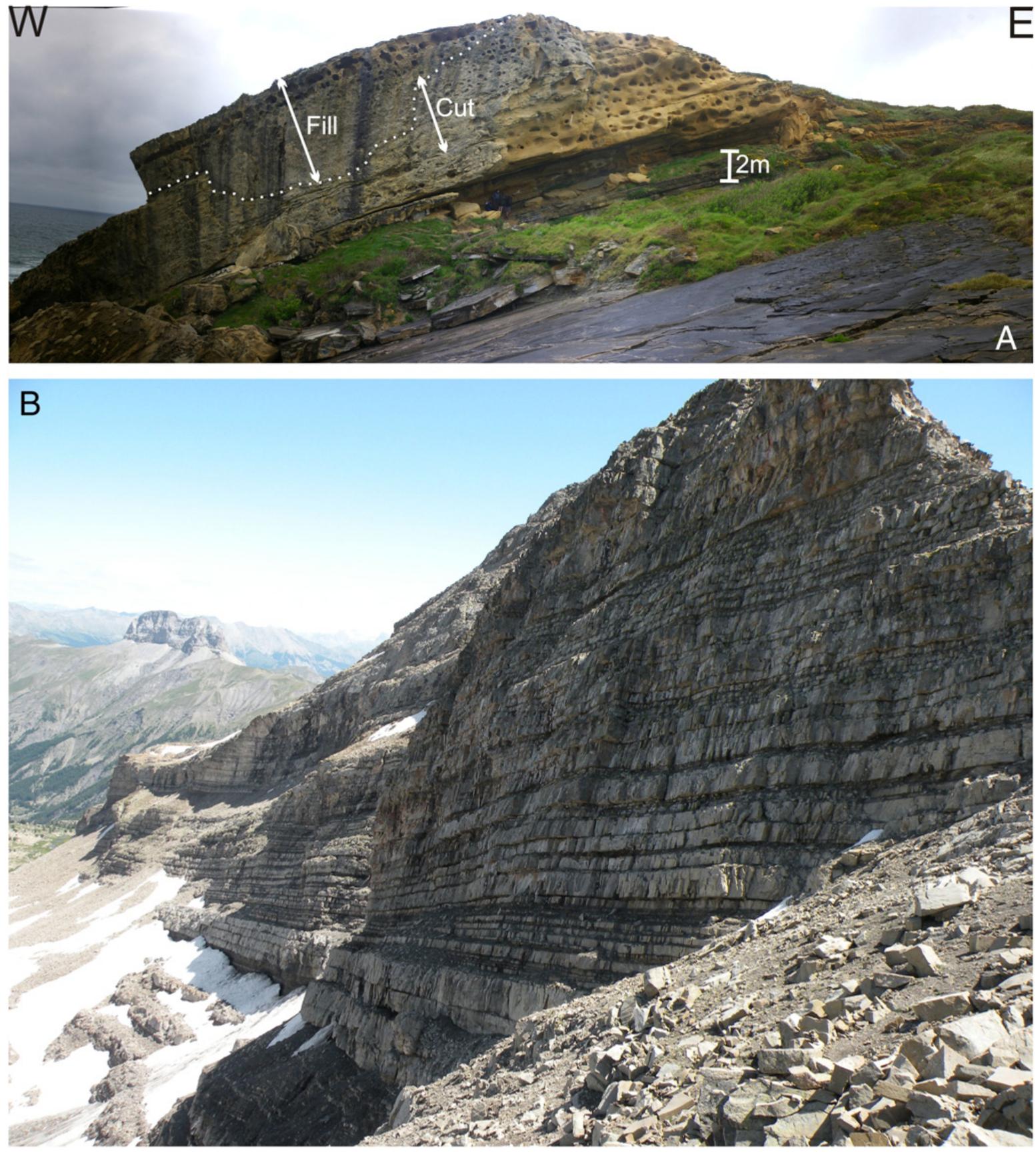 Example of a shallow channel in a channeled lobe. jaikibel