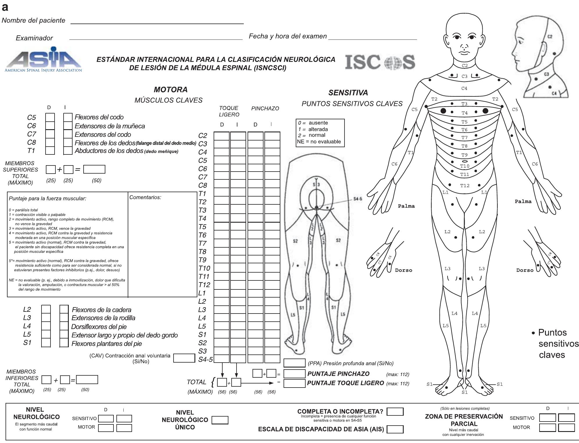 Asia chart (in spanish language: ficha de /a asia). the