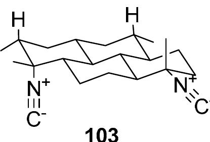 The chemical structure of the compound (103). 7. bacteria