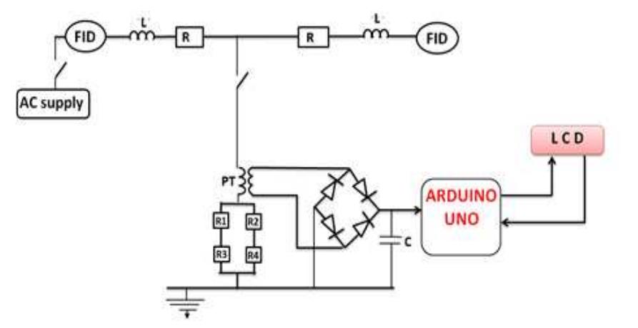 Schematic diagram of over/under voltage protection scheme