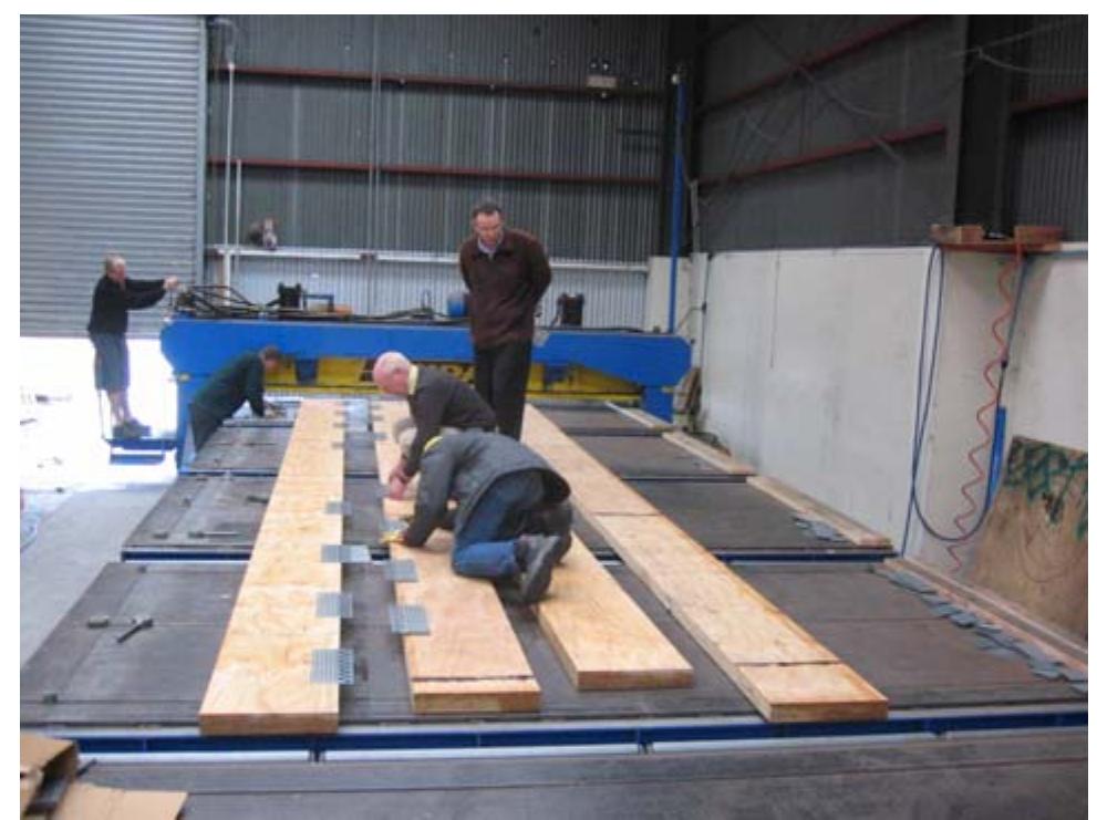 Lvl joists with modified toothed metal plates during