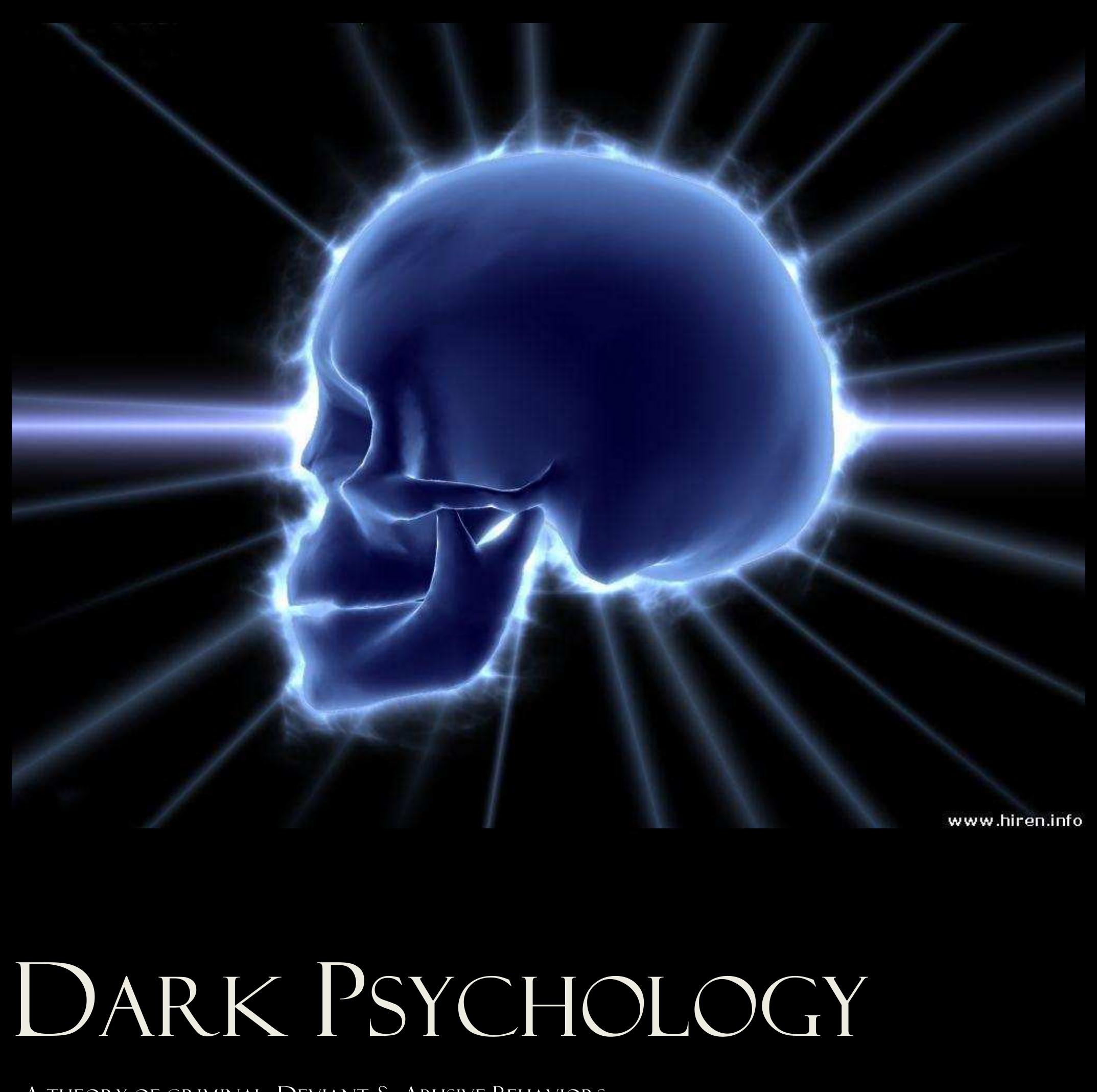 (PDF) Dark Psychology