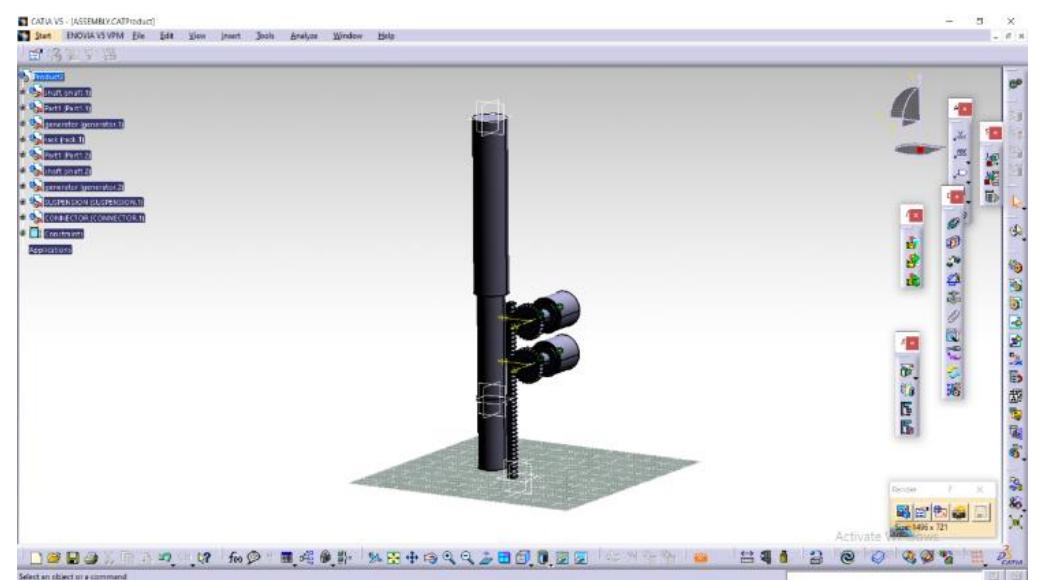 ‘ig - 11 3d model of rack and pinion system with generators