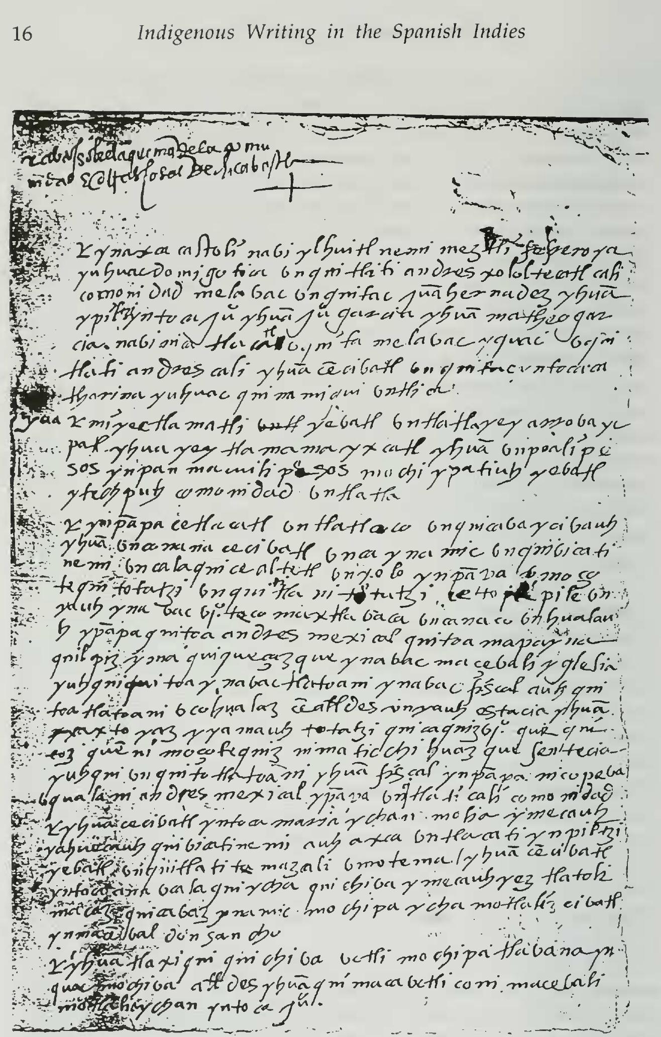 Figure 3 - Indigenous Writing and Literacy in Colonial