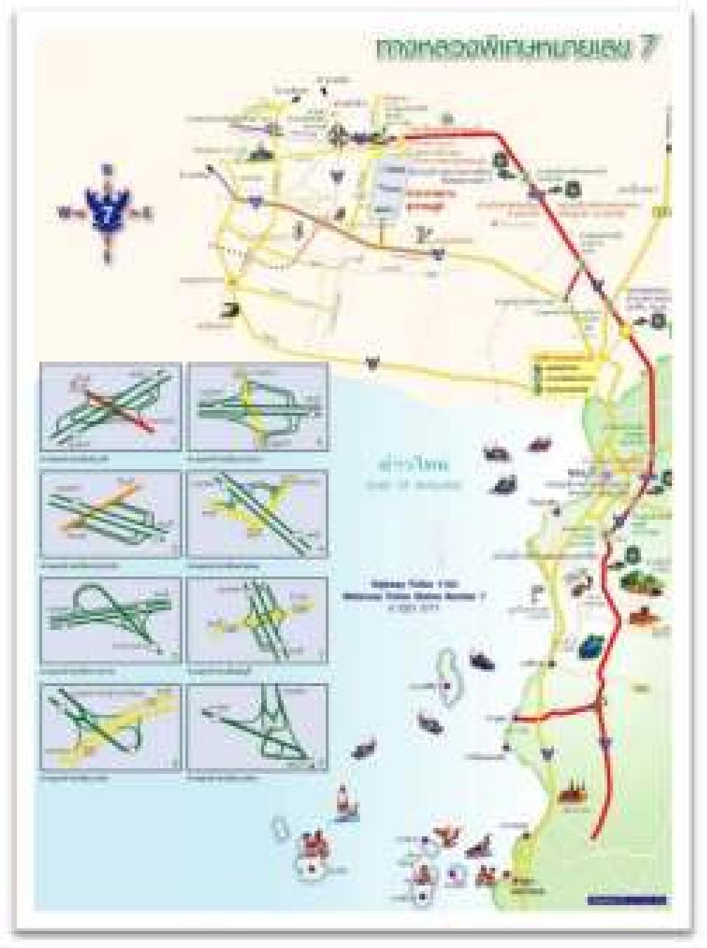 Motorway route 7 map motorway route 7 begins at the