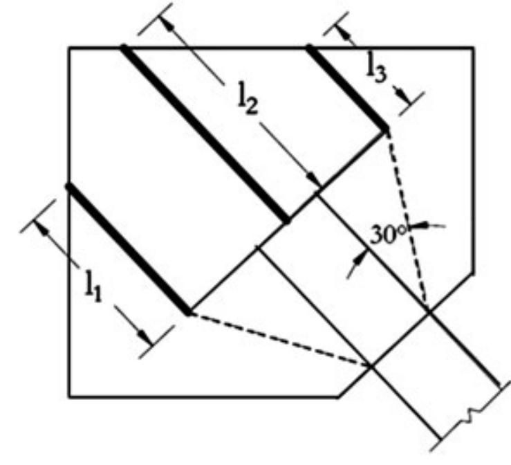 Gusset plate buckling illustration.