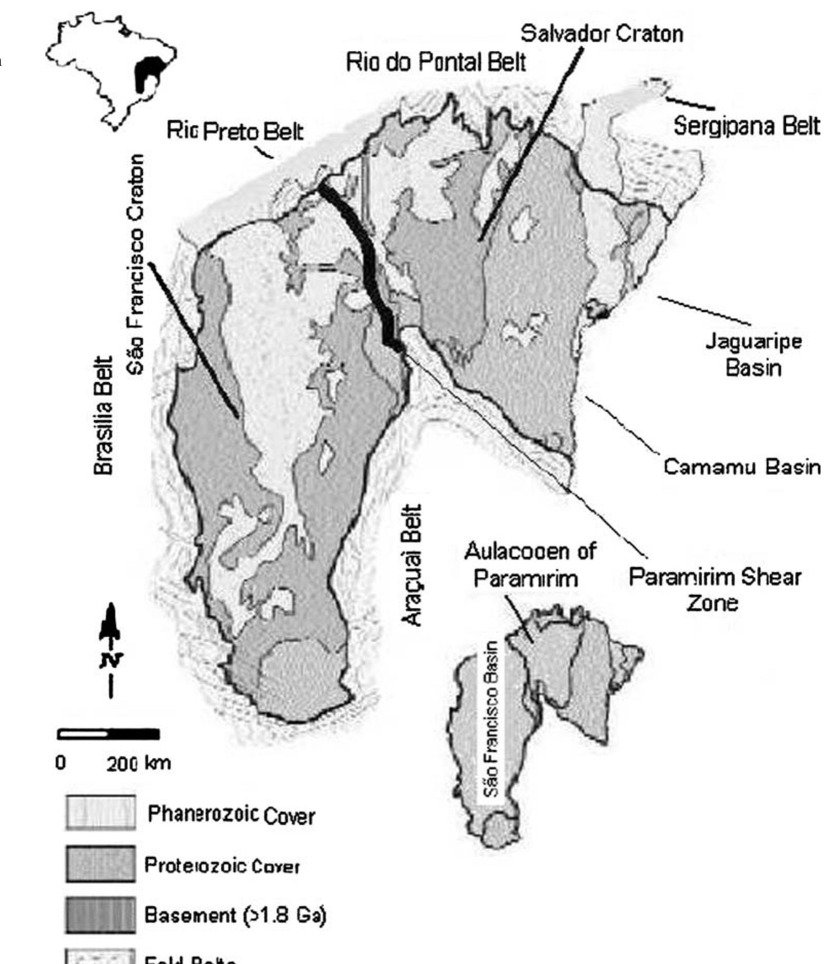 Adjustments of the cratonic blocks and adjacent mobile