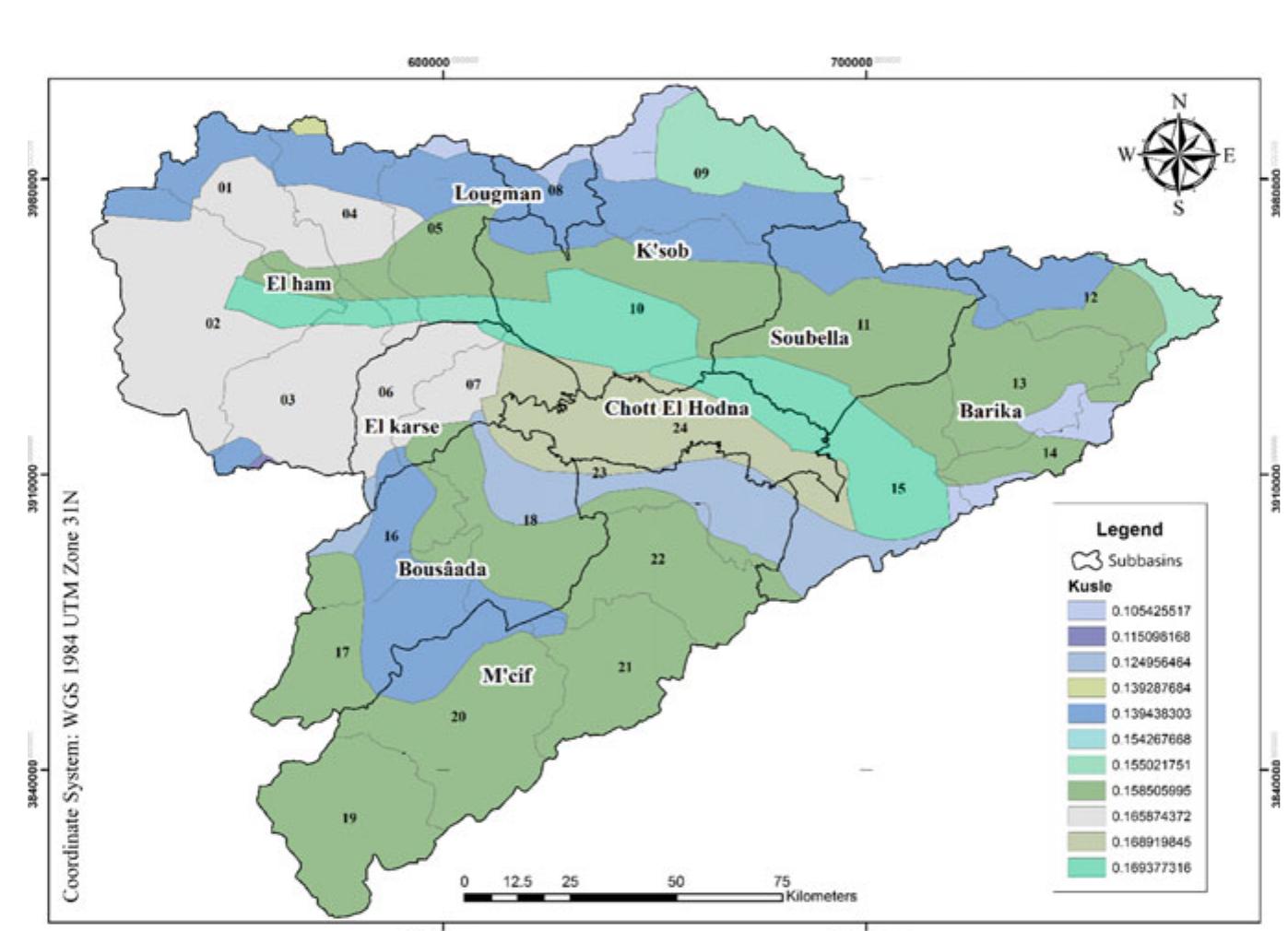 4 map of soil erodibility fig. 17.3, map of rainfall