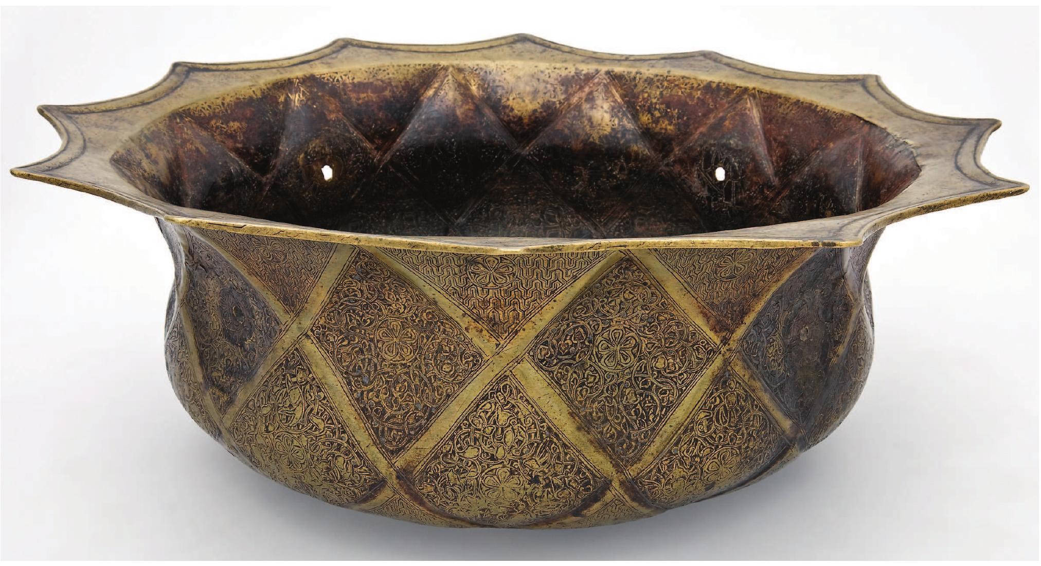 (PDF) Three medieval Islamic brasses and the Mosul tradition of inlaid ...