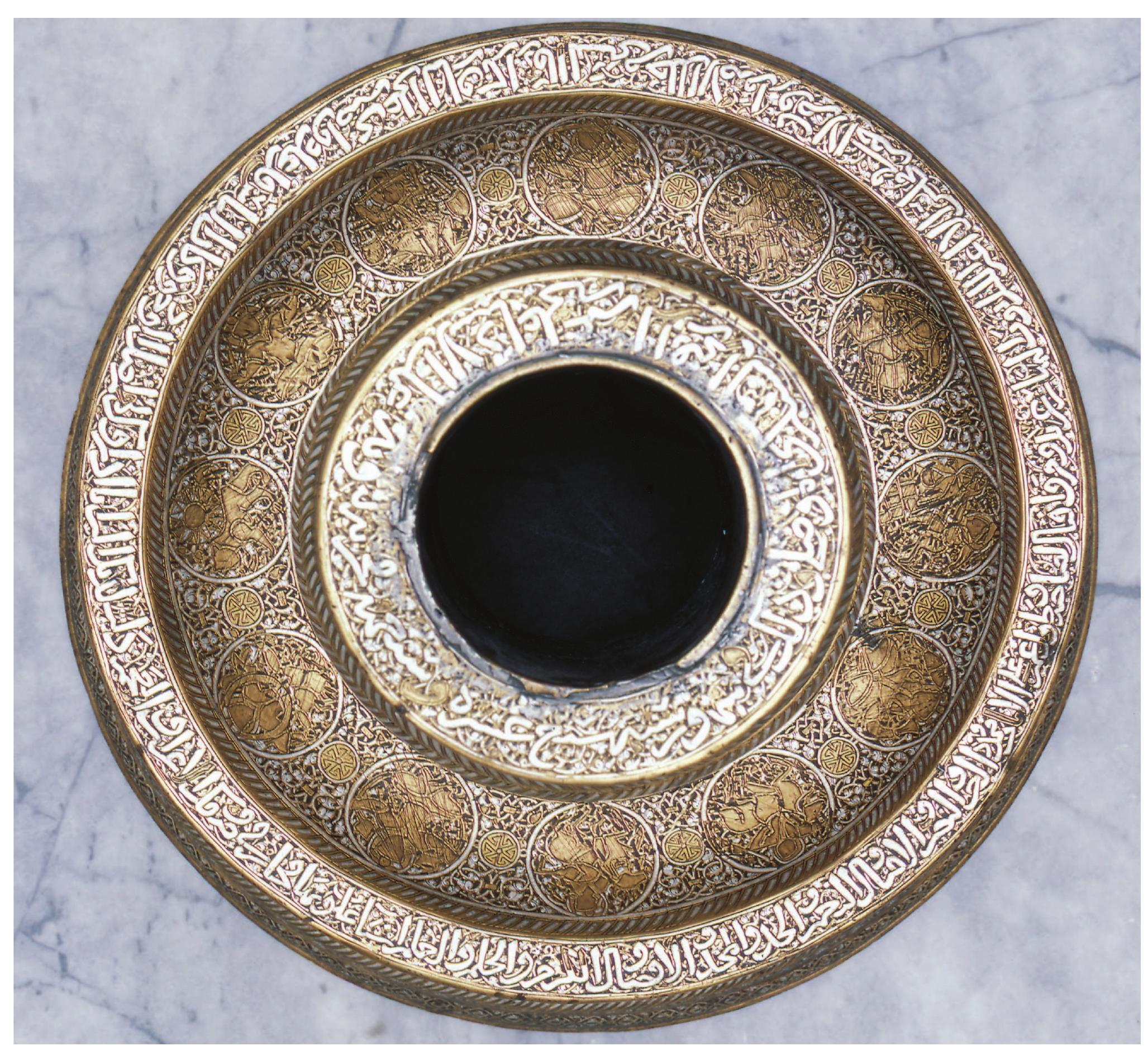 (PDF) Three medieval Islamic brasses and the Mosul tradition of inlaid ...